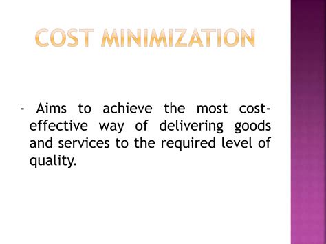 profit maximization and cost minimization pptx business business