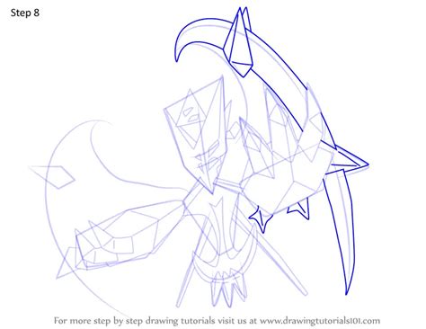 How To Draw Necrozma Dawn Wings From Pokemon Pokemon Step By Step DrawingTutorials Com