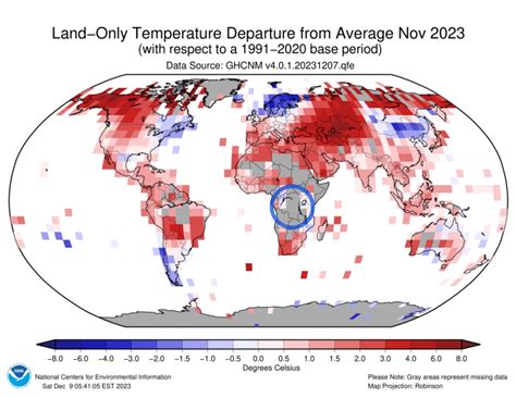Noaa Measured 112023 Real Climate Science