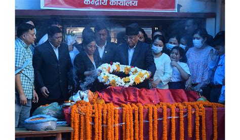 In Pictures Sita Dahals Body Kept At Paris Danda To Pay Her Last