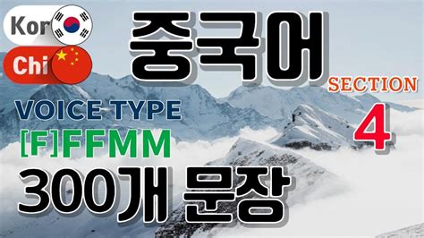중국어 Type F F F M M Section 04 비즈니스 회화 짧고 쉬운 300문장 연속듣기 원어민 남여 음성 듣기 Youtube