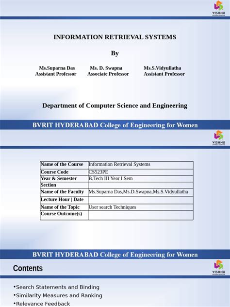Irs Unit 4 Pdf Cognition Information Retrieval