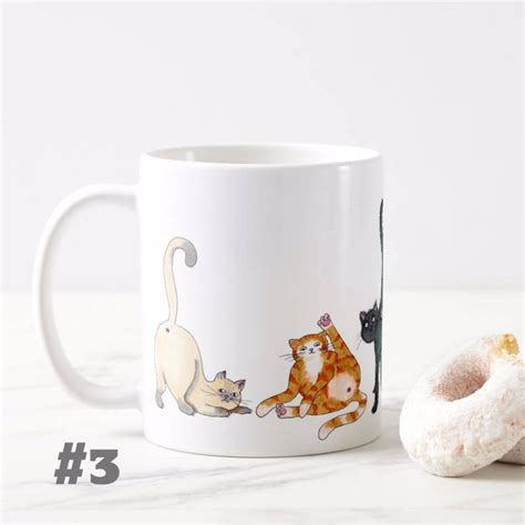 Cat Butt Mug Rise And Shine Asshole Mug Cat Butthole T Etsy