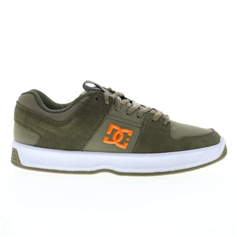 Dc Lynx Zero Adys100615 Aro Mens Green Suede Skate Inspired Sneakers S