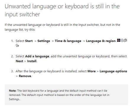 How Do I Remove The Language Installation From Apps Microsoft Community