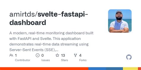 Github Amirtdssvelte Fastapi Dashboard A Modern Real Time