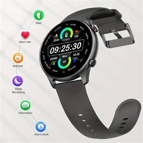 남성과 여성을 위한 스마트 워치 걸음 수 계산 운동 시간 운동 마일리지 칼로리 소비 수면 모니터링 실시간 심박수 측정 알람 시계 알림 정주 알림 통화 알림