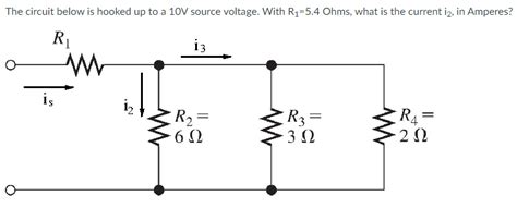 Solved The Circuit Below Is Hooked Up To A 10V Source Chegg Com