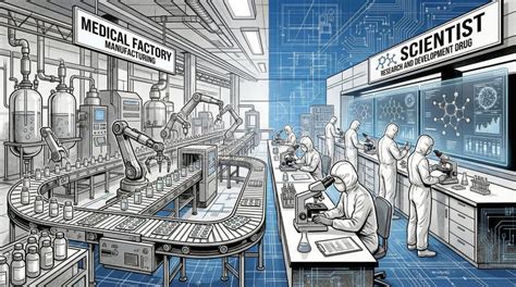 Manufacturing Facility With An Assembly Line Featuring Robotic Arms And