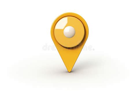 Pin Location Icon For Navigation Or Map Generative Ai Stock Image