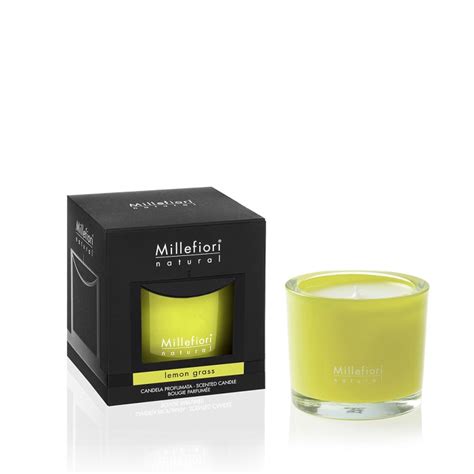 Natural Lemon Grass Scented Candle Adams