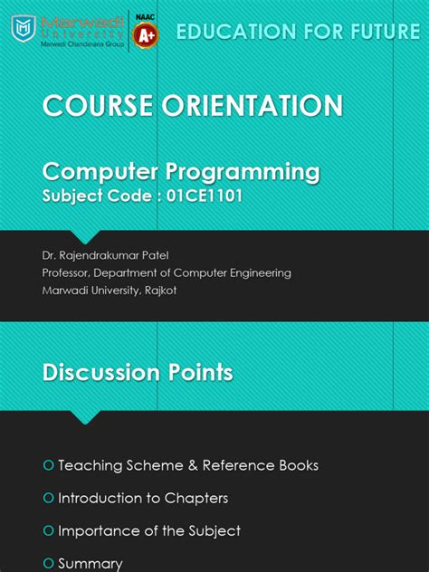 C Prog Ch 0 Course Introduction Pdf