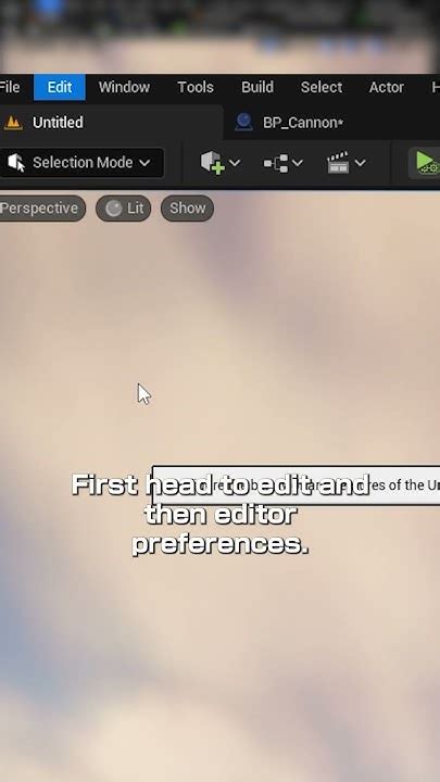 unreal engine tip 19 hide toolbar text unrealengine ue5 gamedev