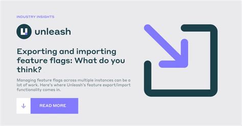 Unleash On Linkedin Exporting And Importing Feature Flags What Do You Think Unleash
