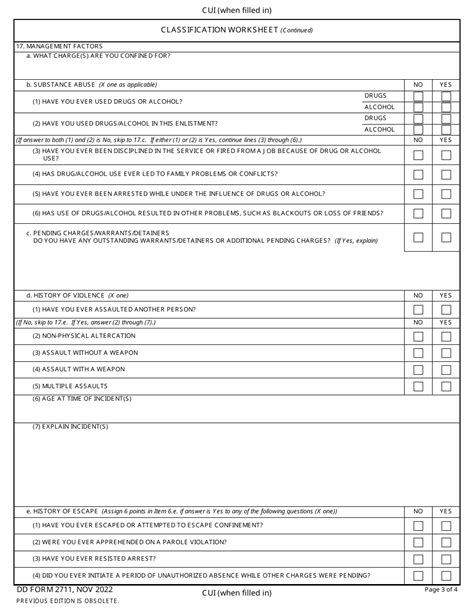 Dd Form 2711 Download Fillable Pdf Or Fill Online Initial Custody Classification 2013 — 2026