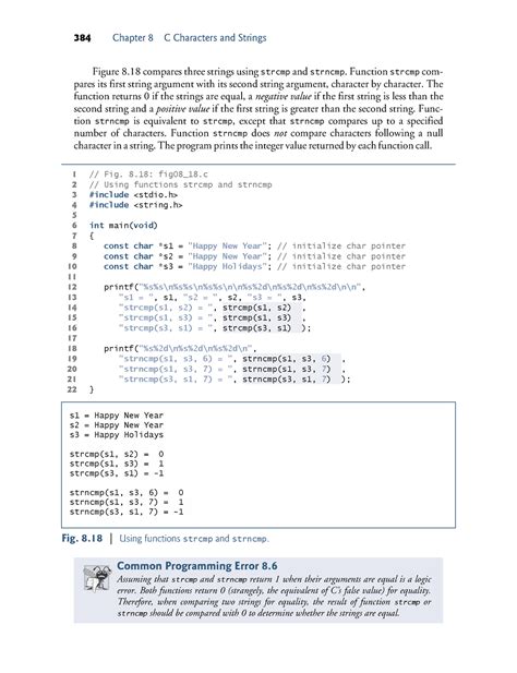C How To Program By Deitel And Deitelphi 49 384 Chapter 8 C Characters And Strings Figure 8