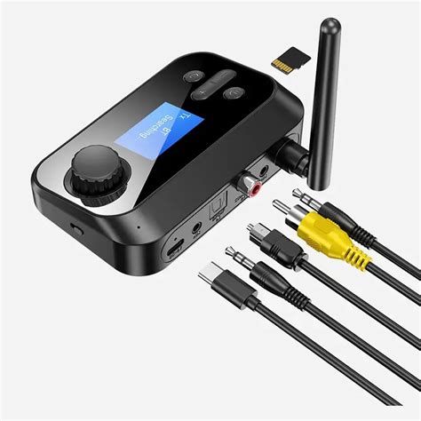 Soomfon 2 In 1 Bluetooth 5.0 Receiver Transmitter Rca 3.5mm Aux ...
