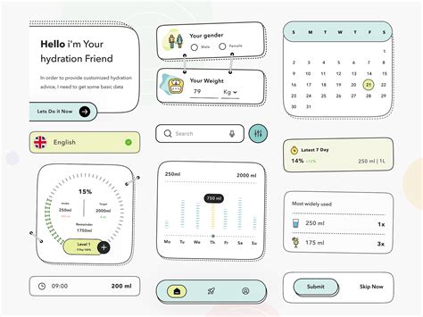 Drink Reminder Ui Ux Component By Sulton Handaya For Pelorous On Dribbble