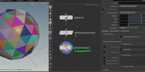 Example Use Of The Attribute Randomize Node In Houdini John Player