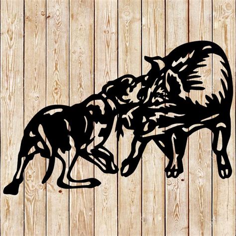 Dog Hunting Hog Cutting File