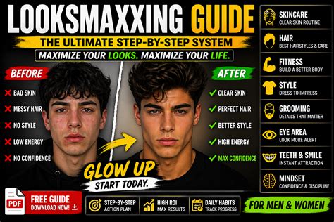 Looksmaxxing Guide The Ultimate Step By Step System Men And Women