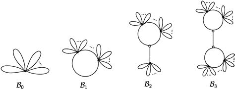graphs belonging to b i the white vertices lie in exactly two