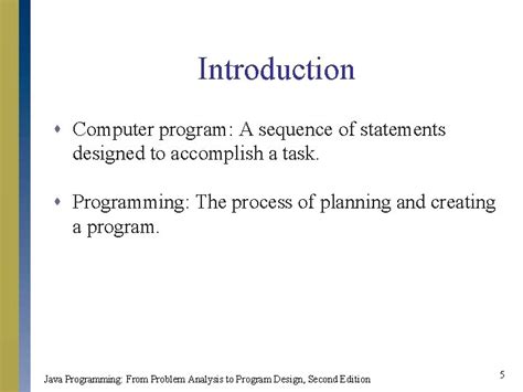 Chapter 2 Basic Elements Of Java Programming From