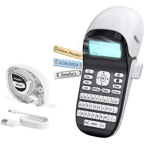 Label Maker Machine With Tapes Label Maker Labels Portable