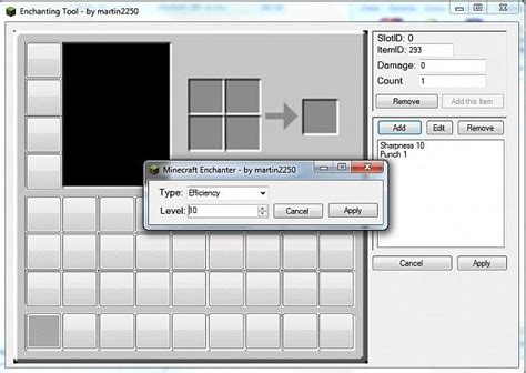 Program Enchanting Tool Minecraft Mod