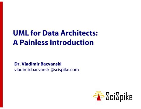 Uml For Data Architects Ppt