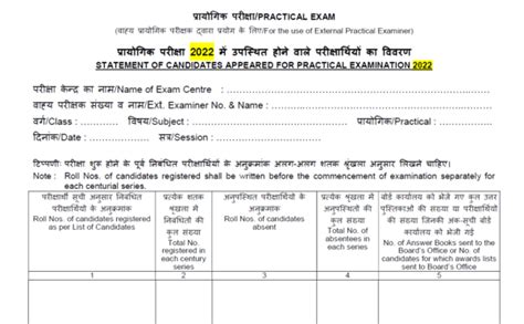 Cbse Term 2 Practical Exam Proforma 2022 A Comprehensive Guide