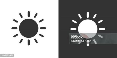 밝기 제어 단색 아이콘에 반대합니다 데이터 전략 계획 연구 입체 아이콘 모음을 포함합니다 벡터 일러스트 레이 션입니다 웹사이트