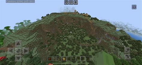 Cherry Blossom Plateau With Huge Exposed Cave Inside That Has Floating Mineshaft And Meadow