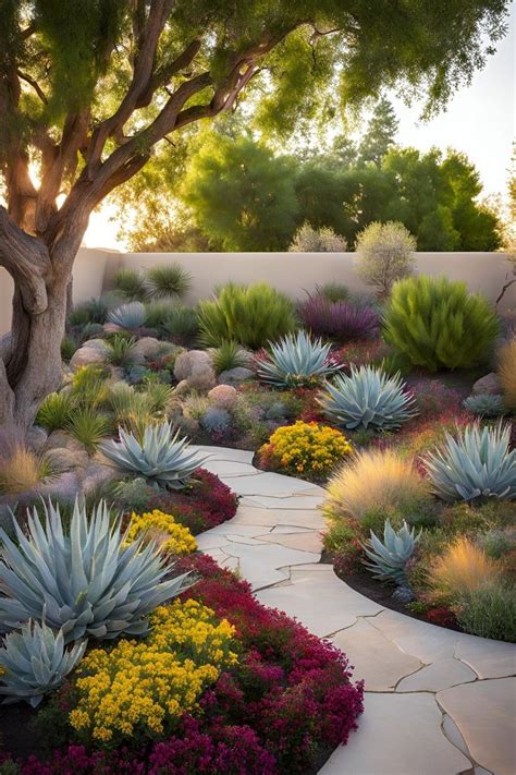23 Drought Tolerant Landscape Front Yard Ideas Desert Landscaping