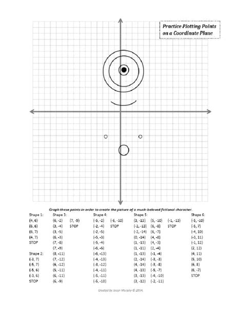 Apr 11 Plotting Points Practice On A Coordinate Plane Pdf