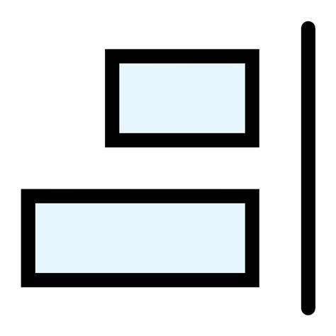 horizontal align right vector svg icon svg repo