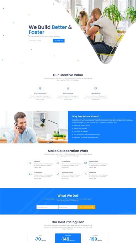 Modern Website And Landing Page In Figma Xd Or Psd Format