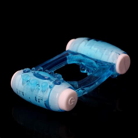 1pcs Double Ended Motors Vibrating For Time Delay Cock Ring Penis Rings Sex Toy Tim Wish