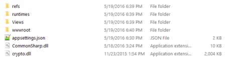 C Aspnet Core Rc2 Area Not Published Stack Overflow