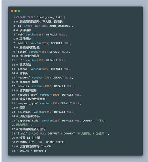 手把手带你设计接口自动化测试用例（三）：建立数据库实例和测试用例表 csdn博客