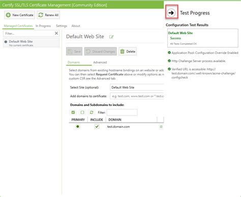 Obtaining A Server Certificate From Lets Encrypt Using Certify The Web Gladinet