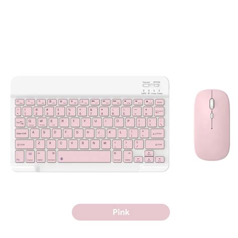 Jual Wireless Bluetooth Keyboard Mouse Combo USB Office Silent Click Laptop Nirkabel Bluetooth