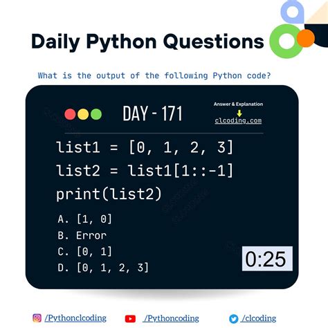 Python Coding Challenge Day 171 What Is The Output Of The Following Python Coding 17