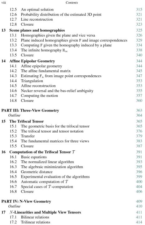 Sách Multiple View Geometry In Computer Vision