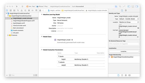 Coreml Keras And Tensorflow — A Super Simple End To End Test By