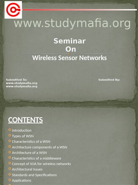 wireless sensor network ppt pdf wireless sensor network computer