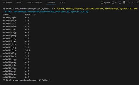 enunciado y solución de ejercicio resuelto en python web scraping