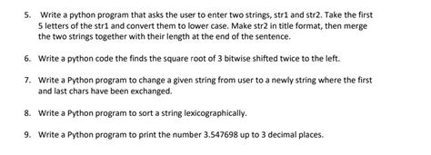 solved 5 write a python program that asks the user to enter