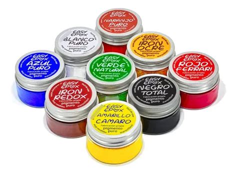 Colores Para Resina Epoxica Set Completo Cólor Sólido Cuotas Sin