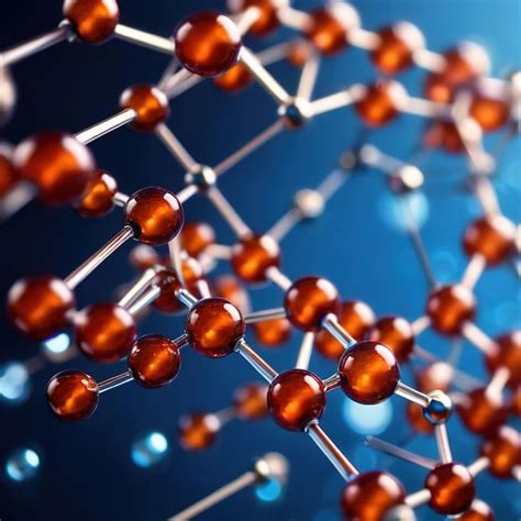Premium Photo Model Of Molecular Structure Chemistry Representation Of Molecule